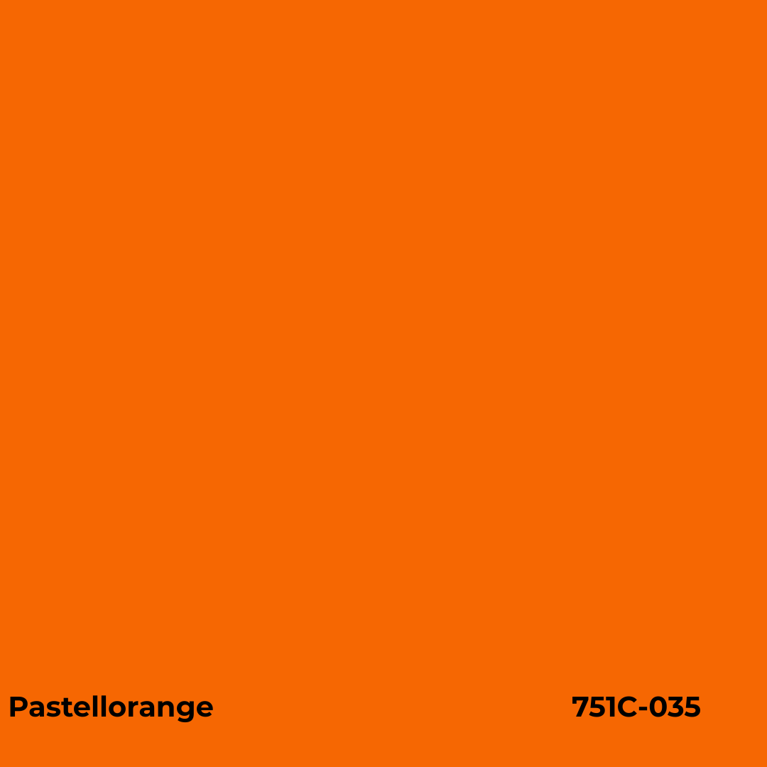 ORACAL 751C-035 Pastel Orange – Glänzende PVC-Folie für Plotter ...